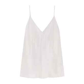 Max Mara Femme, Tops, Blanc, Taille: 38 FR Hauts sans manches