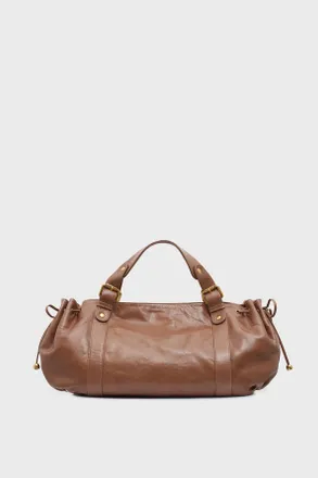 Gerard Darel Sac &agrave; main en cuir effet froiss&eacute; - 24H