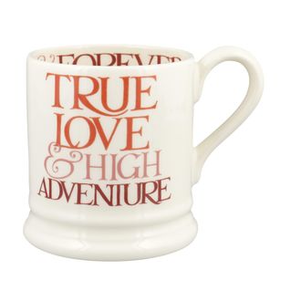 Emma Bridgewater Pink Toast True Love 1/2 Pint Becher (in Geschenkverpackung)