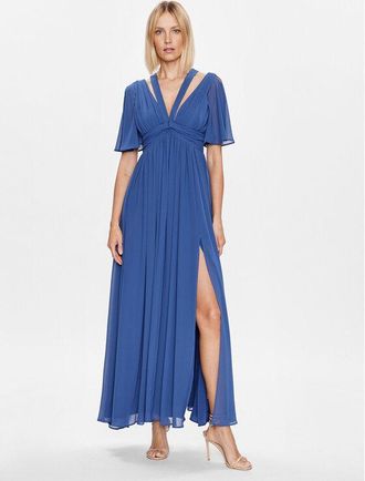 Marella Abendkleid Icona 2332210432 Blau Slim Fit