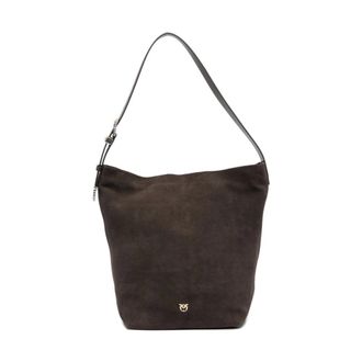 Pinko Pinko, Femme, Sacs, Brun, Taille: ONE Size Sac Bandouli&egrave;re avec Boucle