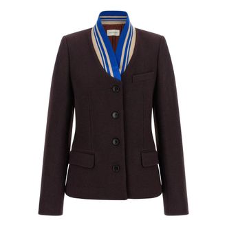 Dries Van Noten Britt Blazer - Femme - Vestes - Violet - Taille: 36 FR