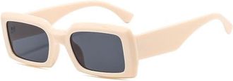 Generic Lunettes De Soleil Carr&eacute;es For Hommes Et Femmes, Id&eacute;ales For Le Sport, Les Trajets Quotidiens La Conduite(Beige)