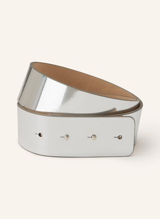 Kinga Mathe Kinga Mathe Lederg&uuml;rtel silber