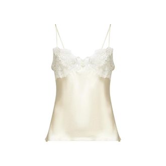 Chlo&eacute; &Auml;rmelloses Top - - Tops - Damen - Wei&szlig; - M