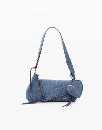Desigual Sac en jean brod&eacute; - Bleu