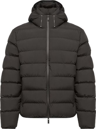 Moncler Moncler Doudoune Courte Arajoki &Agrave; Capuche, Homme, Noir, Taille: 0