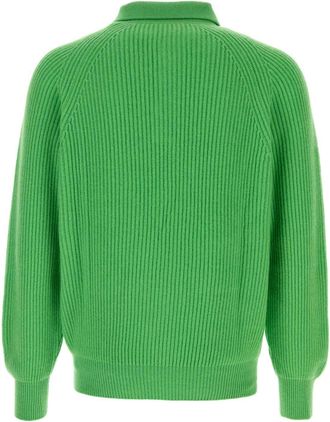 Umit Benan Diana Polo Sweater - Green
