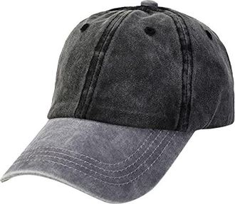 Generic Casquette de baseball en coton d&eacute;lav&eacute; pour hommes casquette printemps et &eacute;t&eacute; femmes ext&eacute;rieur respirant couleur chapeau de commerce ext&eacute;rieur chapeau 