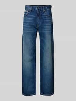 Calvin Klein Jeans Straight Fit Jeans mit Label-Detail