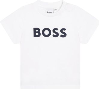 BOSS Kurzarm T-Shirt Weiss 100% Baumwolle 18MONATE
