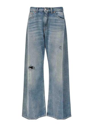 Maison Margiela Bootcut Jeans - Blau