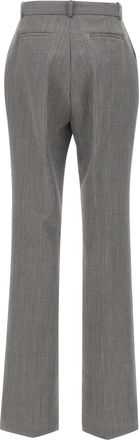 Elisabetta Franchi Tailored Wool Trousers - Gray