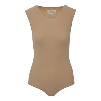 Maison Margiela Nahtloser Bodysuit Nude Topwear - - Tops - Damen - Beige - XS