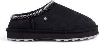 Emu Australia Womens Sharky Scuff Sheepskin Slipper, Black, Size 39