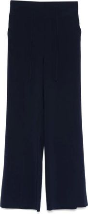 D.exterior Femme, Pantalons, Bleu, Taille: 42 FR Wide Pantalons