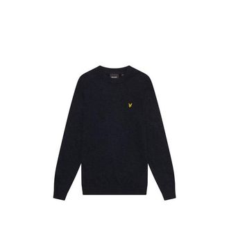 Lyle & Scott Pull &agrave; col rond en laine vierge m&eacute;lang&eacute;e