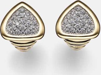 Marina B Ohrringe Trisola aus 18kt Gelbgold mit Diamanten