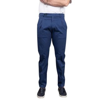 Berwick 1707 Homme, Pantalons, Bleu, Taille: XL Chino Trouser