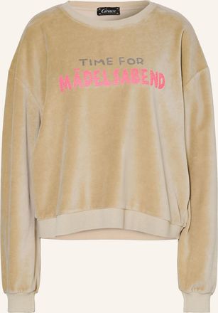Grace Grace Nickishirt M&auml;delsabend beige