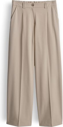OPUS Damen City Pants | Maiga Edgy City Pants mit leichtem Barrel Leg warm Taupe, 34