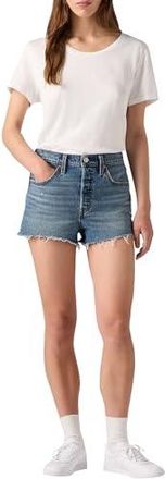 Levi's Short en Denim 501 Original pour Femme, Judge That, 28W