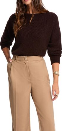 Morgan Pullover, Kaffee M, XS