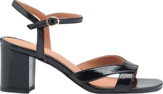 Cosmoparis Femme, Chaussures, Noir, Taille: 40 EU Sandales Prune