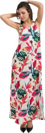 Yes-Zee YES Zee, Femme, Robes, Multicolore, Taille: 36 FR Maxi Dress