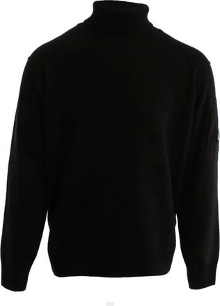 C.P. Company C.p. Company, Homme, Pulls, Noir, Taille: XL Pull &agrave; Col Roul&eacute;