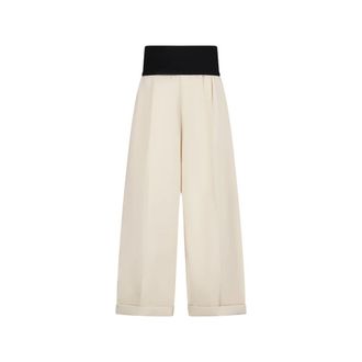 Darkpark Darkpark, Femme, Pantalons, Multicolore, Taille: 40 FR Wendy Pantalon Large &agrave; Taille &Eacute;lastique