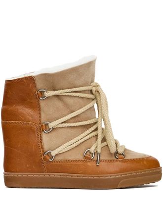 Isabel Marant bottines Nowles en daim - Marron