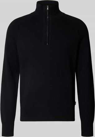HUGO BOSS Pullover aus Wolle mit Troyerkragen Modell H-Fabio