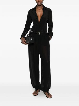 Mazzarelli Silk Shirt - Black