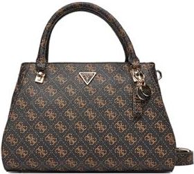 Guess Noelle II Luxury Satchel Bag Brown Logo