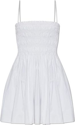 Matteau Femme, Robes, Blanc, Taille: 44 FR Mini-robe &agrave; smocks