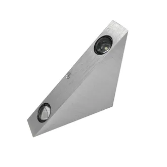 OSALADI 3w Led Dreieckige Aluminium Wandlampe Warmweißes Licht Modernes Design Wandlicht Dekorative Wandleuchte Für Schlafzimmer Bad Flur Wohnzimmer