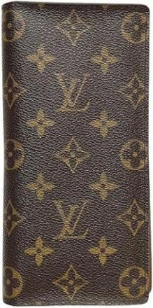 Louis Vuitton unisex, Pre-owned, Brun, Taille: ONE Size Portefeuille en toile Pre-owned