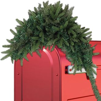 Generic Weihnachtsgirlande - Girlande, Weihnachtsdekoration, Briefkastengirlanden, k&uuml;nstliche Tannennadeln, Briefkasten-Swag, Weihnachts-Briefkastenkranz f&uuml;r 