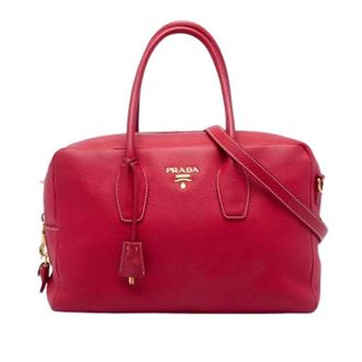 Prada Sac &agrave; main Pre-owned - Femme - Pre-owned - Rouge - Taille: ONE Size