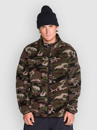 Volcom Nelson Full Zip Sherpa Jacke camoflauge