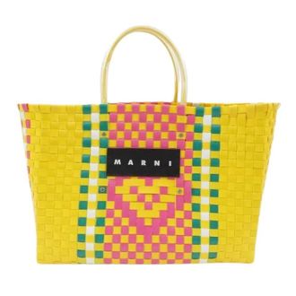 Marni Sac cabas Pre-owned - Femme - Pre-owned - Jaune - Taille: ONE Size