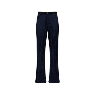 424 Pantalon ample froiss&eacute; satin&eacute;