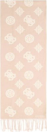 Guess Schal Cresidia II Scarf 35X180 Dark Taupe Logo beige