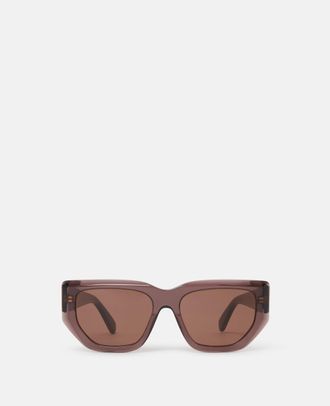 Stella McCartney Logo Cat-Eye Sunglasses