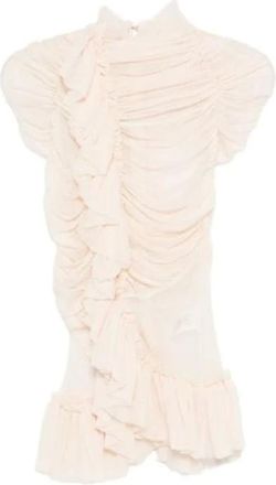 Dries Van Noten Femme, Blouses et Chemises, Beige, Taille: 40 FR Chuchu Shirt