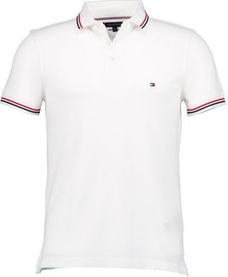 Tommy Hilfiger Herren Polo-Shirt weiß Slim Fit
