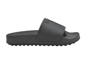Tod's Matte Black Slip-On Slides With Textured Sole - Gr. 36 (EU) - in Grau