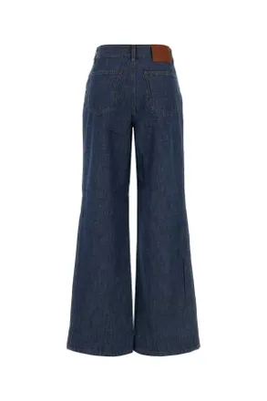 Fendi Navy Exterior: Cotton Pantaloni Trousers