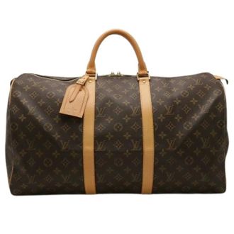Louis Vuitton unisex, Pre-owned, Brun, Taille: ONE Size Sac Week-end Vintage en Toile Pre-owned